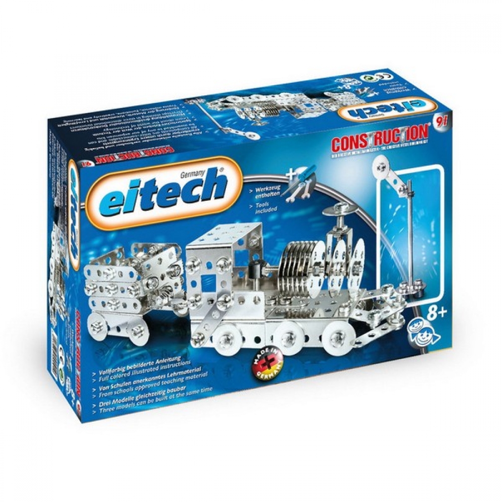 Eitech - Конструктор Влак, 180 части - ES/C91 - BG Hlapeta.com